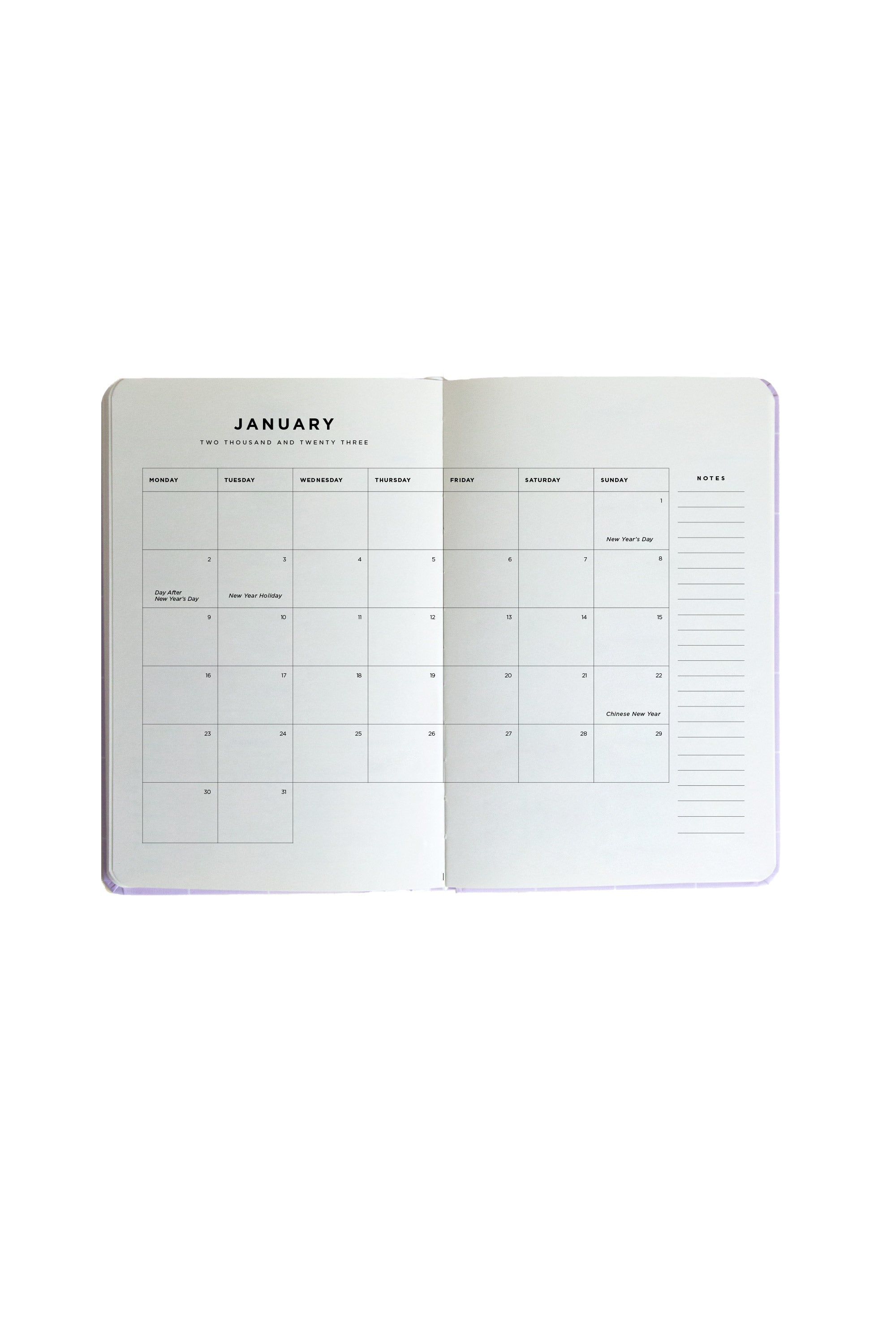 2024 Weekly Planner | Scribble Blue – FRANK Stationery